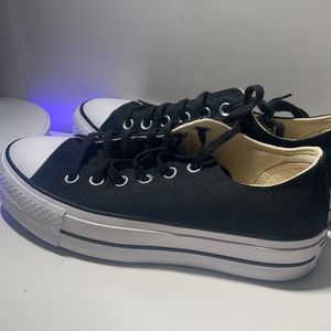 Converse | Shoes | Black Platform Converse | Poshmark